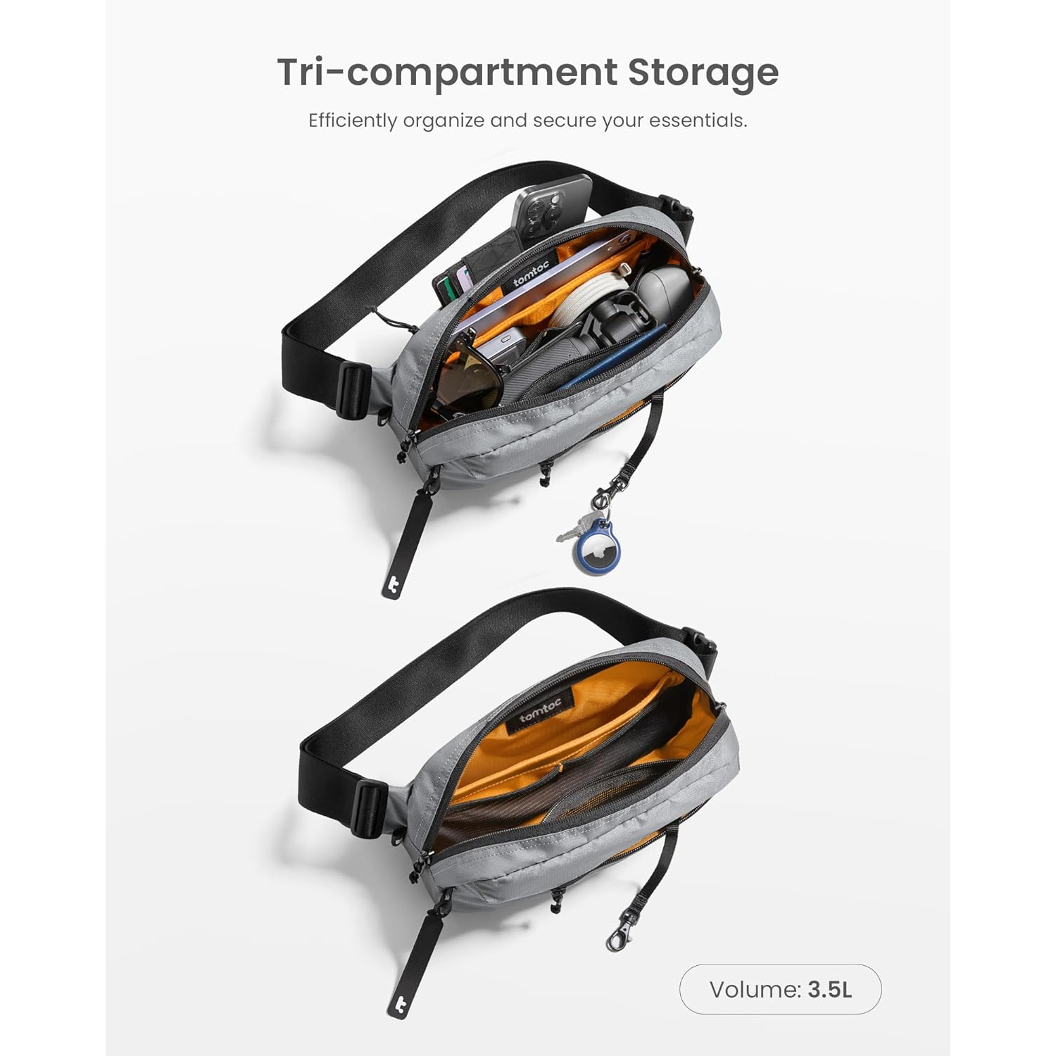 tomtoc Aviator-T33 Chest Aksesuar Çantası(3.5L) 91775